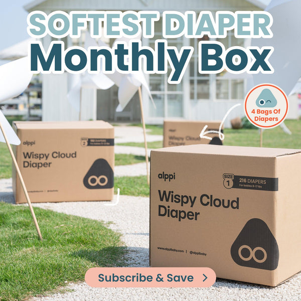 Alppi Wispy Cloud Diaper Monthly Box - Alppi Baby